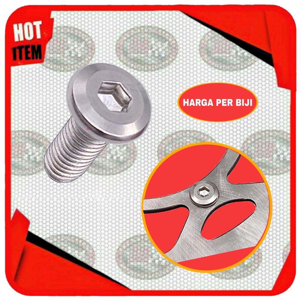 Jual Baut L STAINLESS Piringan Disk Cakram Universal ( Setara Baut Kunci 12 | Panjang 2 cm dan 2 ...