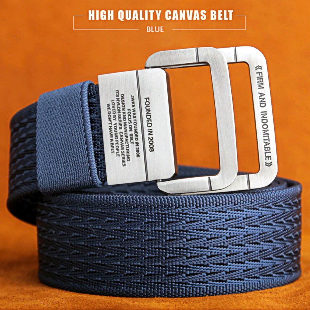 Jual Gesper Tactical Belt Pria Sabuk Besi Canvas Double Ring | Shopee ...