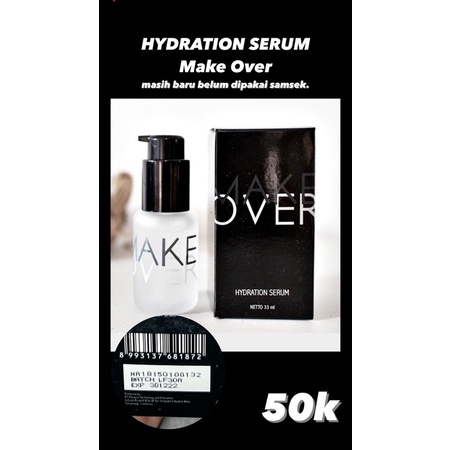Jual Hydration Serum Make Over (New) | Shopee Indonesia