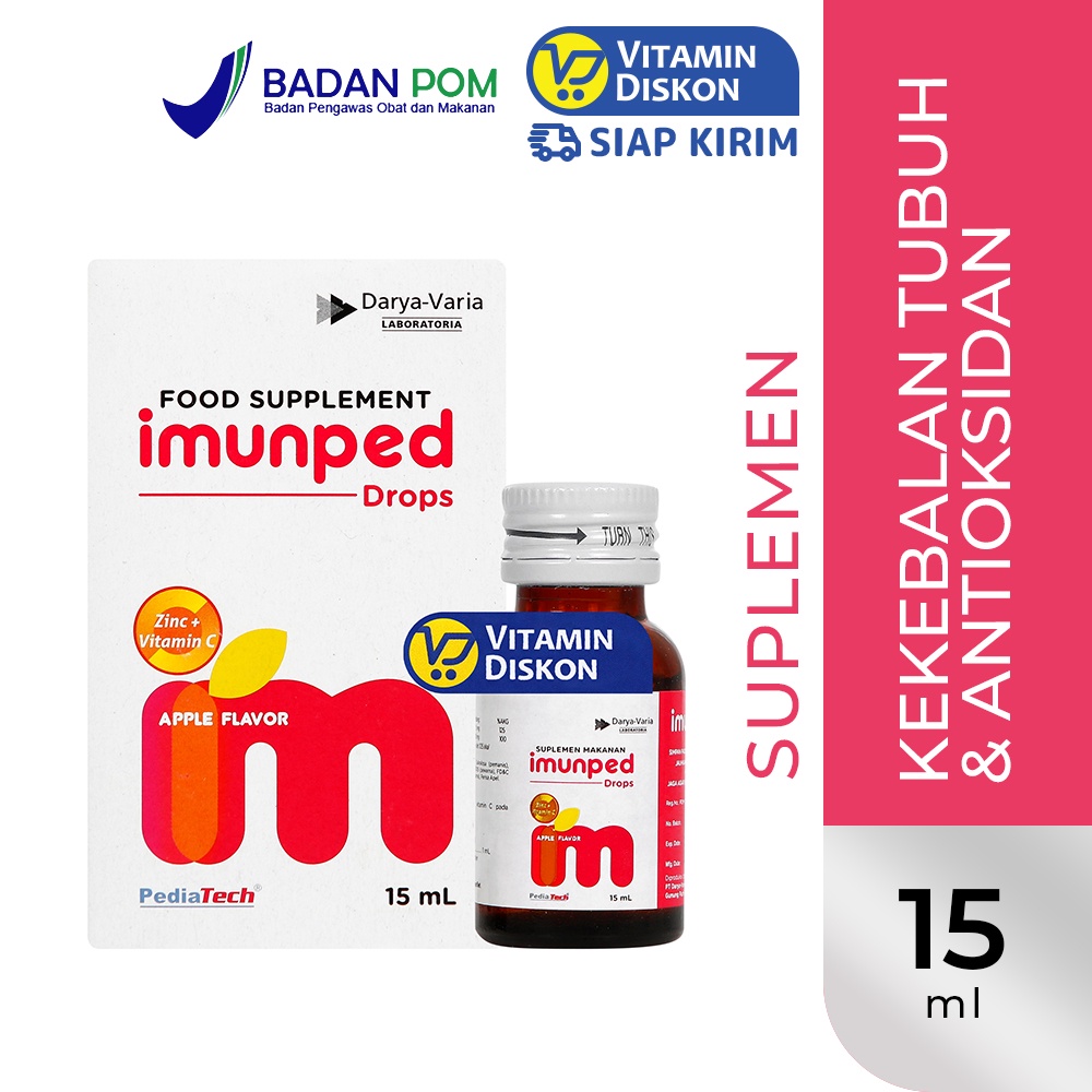 Jual Imunped Drop For 1-2 Years Old 15 Ml | Suplemen Kekebalan Tubuh ...