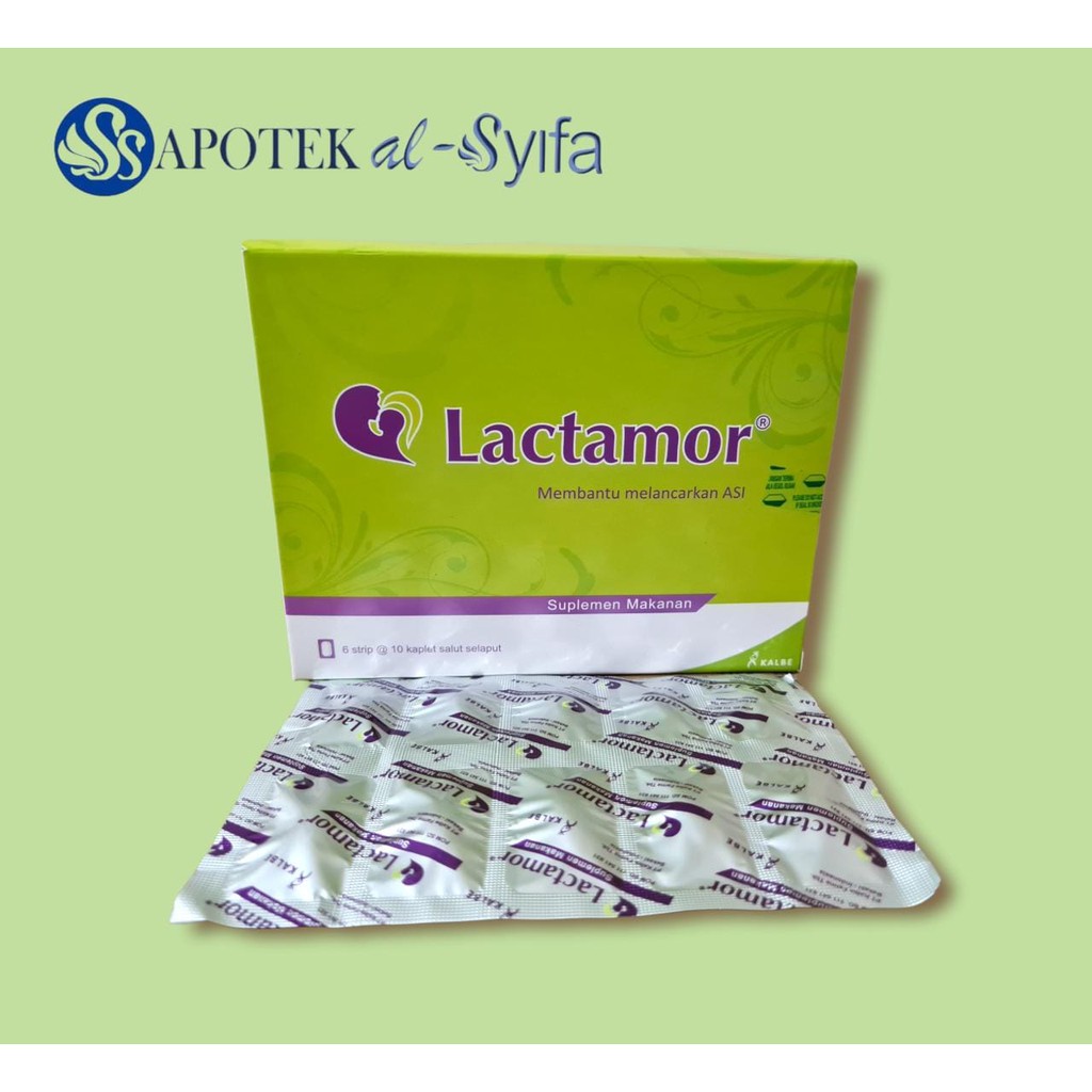 Jual Lactamor Booster ASI (1 Strip isi 10 kaplet/ 1 Box isi 60 kaplet ...
