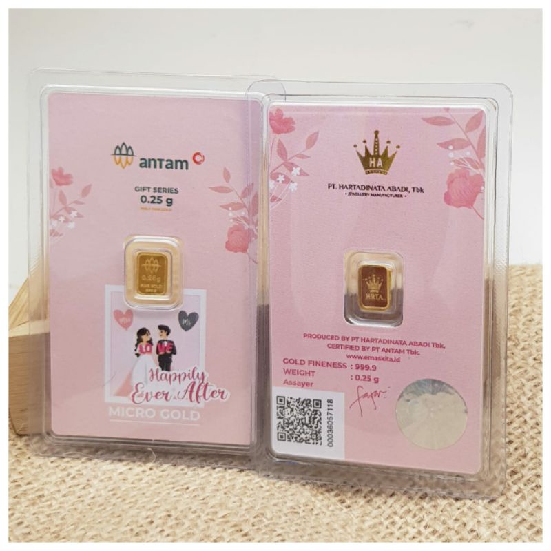 Jual Happy Wedding Ever After Gift Series | Kado | Hampers | Antam ...