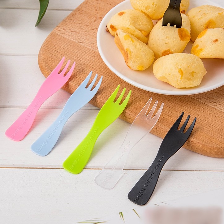 Jual OSM - GARPU PLASTIK MINI ULANG TAHUN GARPU BUAH / GARPU KUE ULANG ...