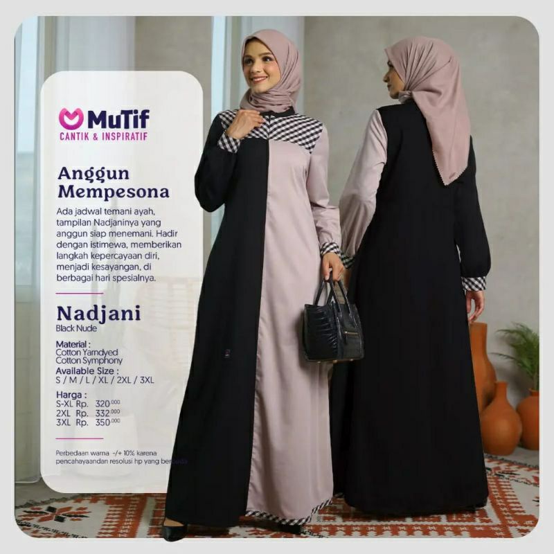 Jual MUTIF NADJANI BLACK MUDE TERBARU | Shopee Indonesia
