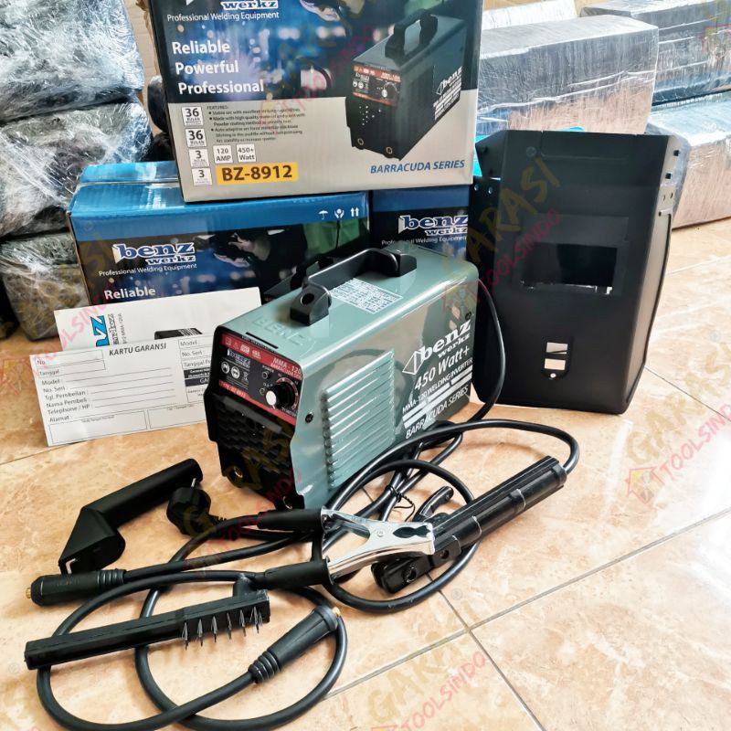 Jual mesin las 120a 450 watt BENZ trafo las listrik 120 a 450w mesin las igbt mma inverter las ...