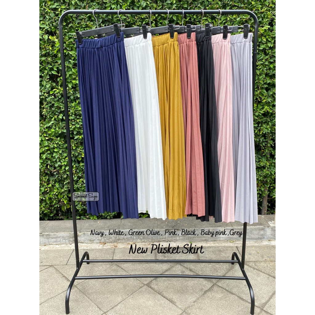 Jual ROK PLISKET SECOND SIGN | Shopee Indonesia
