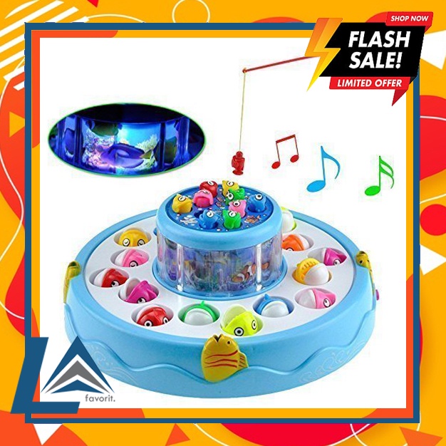Jual Set Mainan Pancing Anak 4 Pancing + 26 Ikan FISHING GAME 8002 ...