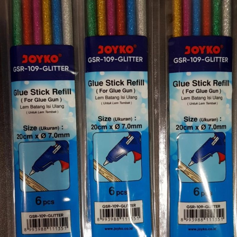 Jual Glue Stick Refill (For Glue Gun) Isi Lem Tembak Joyko GSR 109 ...