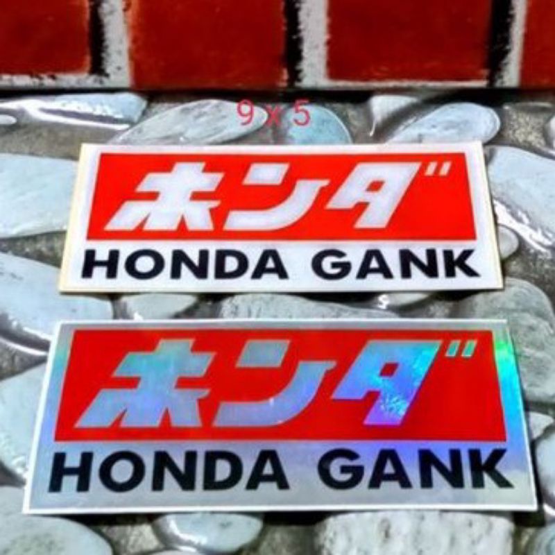 Jual sticker HONDA GANK | Shopee Indonesia