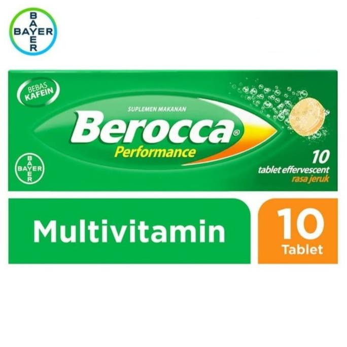 Jual Berocca Performance Tablet Effervescent rasa Jeruk 10 tablet ...