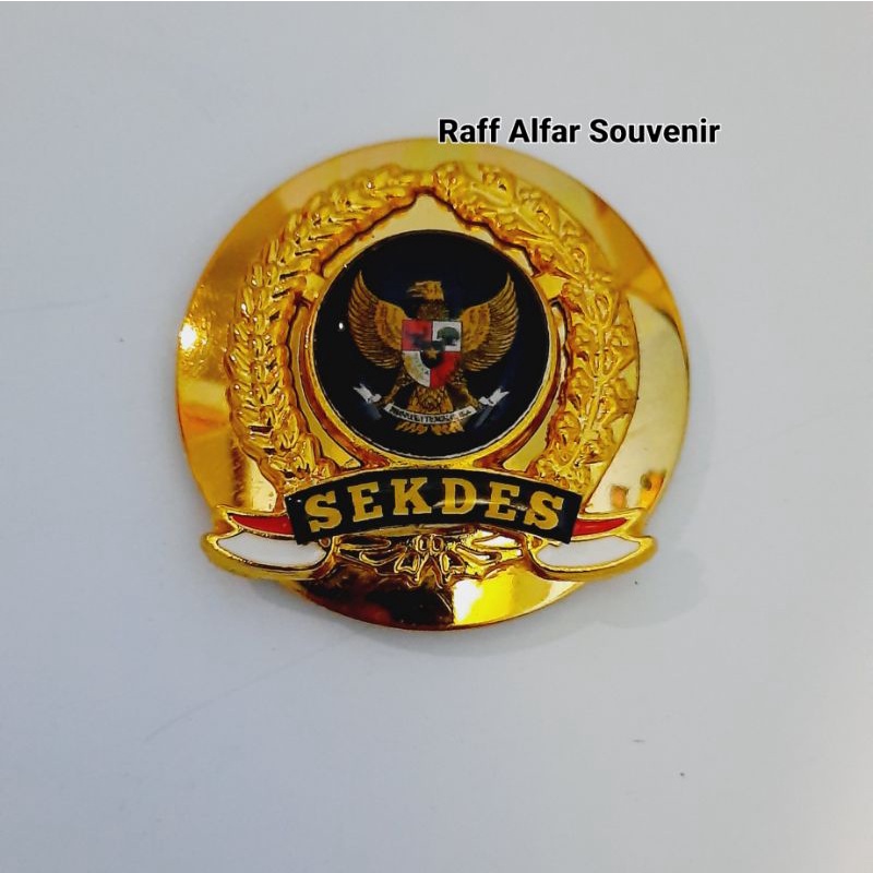 Jual Pin sekdes - pin sekretaris desa magnet - pin perangkat desa ...