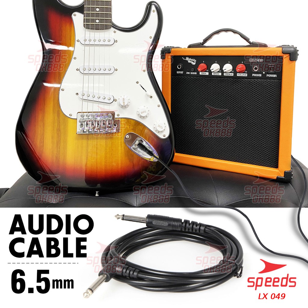 Jual SPEEDS Kabel Jack Untuk Gitar Listrik Kabel Aux Audio Atau Speaker ...