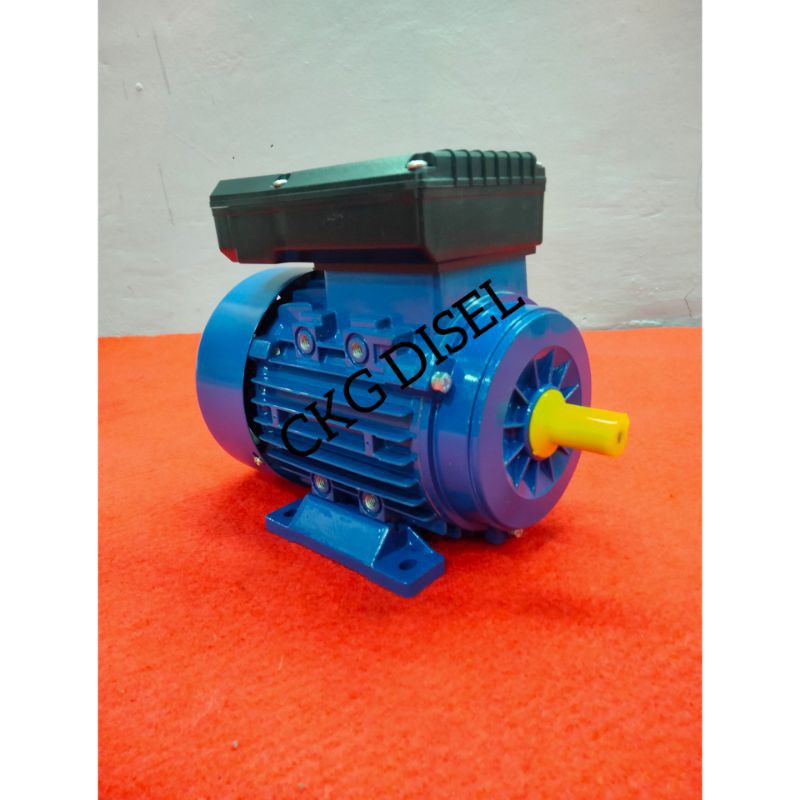 Jual Dinamo/Motor Listrik 0,5 HP/0,5 PK (0,37Kw) 1400 rpm 2 Pole 1 Phase | Shopee Indonesia