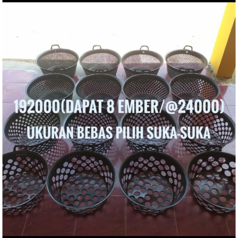 Jual EMBER SORTIR IKAN BAK SORTIR IKAN LELE ,PAKET EMBER SORTIR IKAN ...