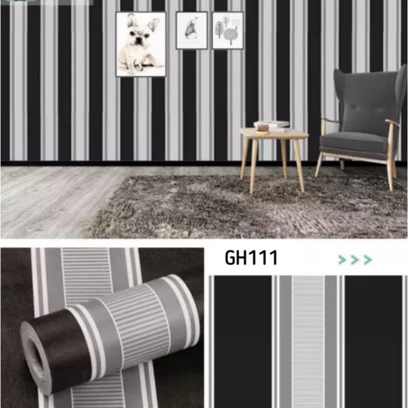 Jual [COD]WALLPAPER STICKER SALUR/WALLPAPER STICKER GARIS/WALLPAPER ...