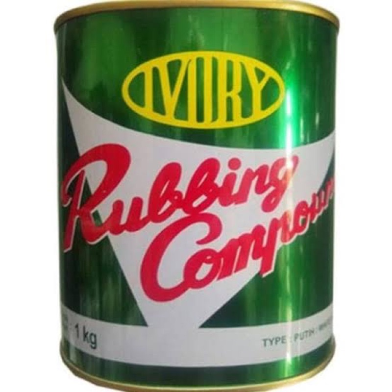 Jual Ivory Rubbing Compound / Dempul Compound Rubbing 1kg putih ...