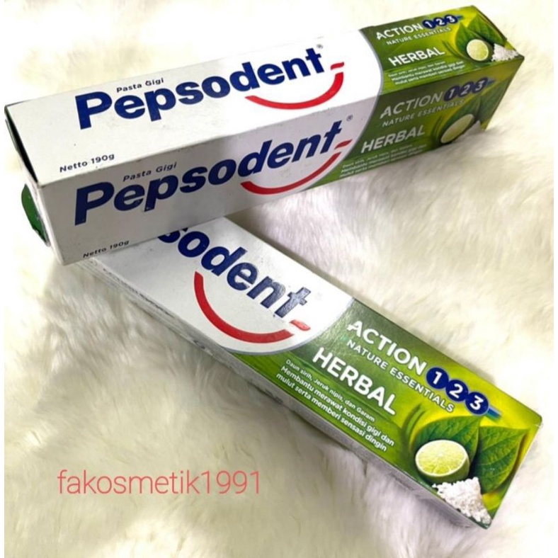 Jual pepsodent herbal action 123 190g | Shopee Indonesia