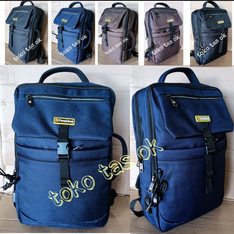 Jual tas ransel president terbaru original 999-1 | Shopee Indonesia