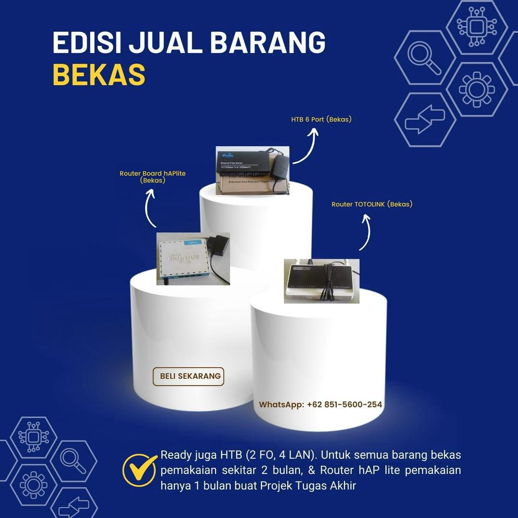 Jual Media Converter 10-100 6 Port (AAABBB) FO 2 Port LAN (Bekas Kurang ...