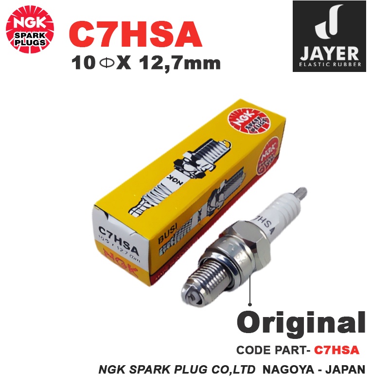 Jual Busi Motor NKG C7HSA/ busi MOTOR CPR6 / Busi motor matic Honda ...
