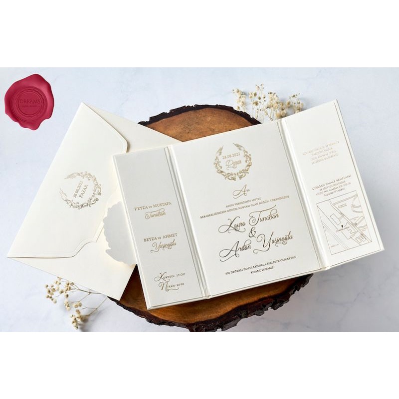 Jual undangan hard cover foil/minimal 10pcs | Shopee Indonesia
