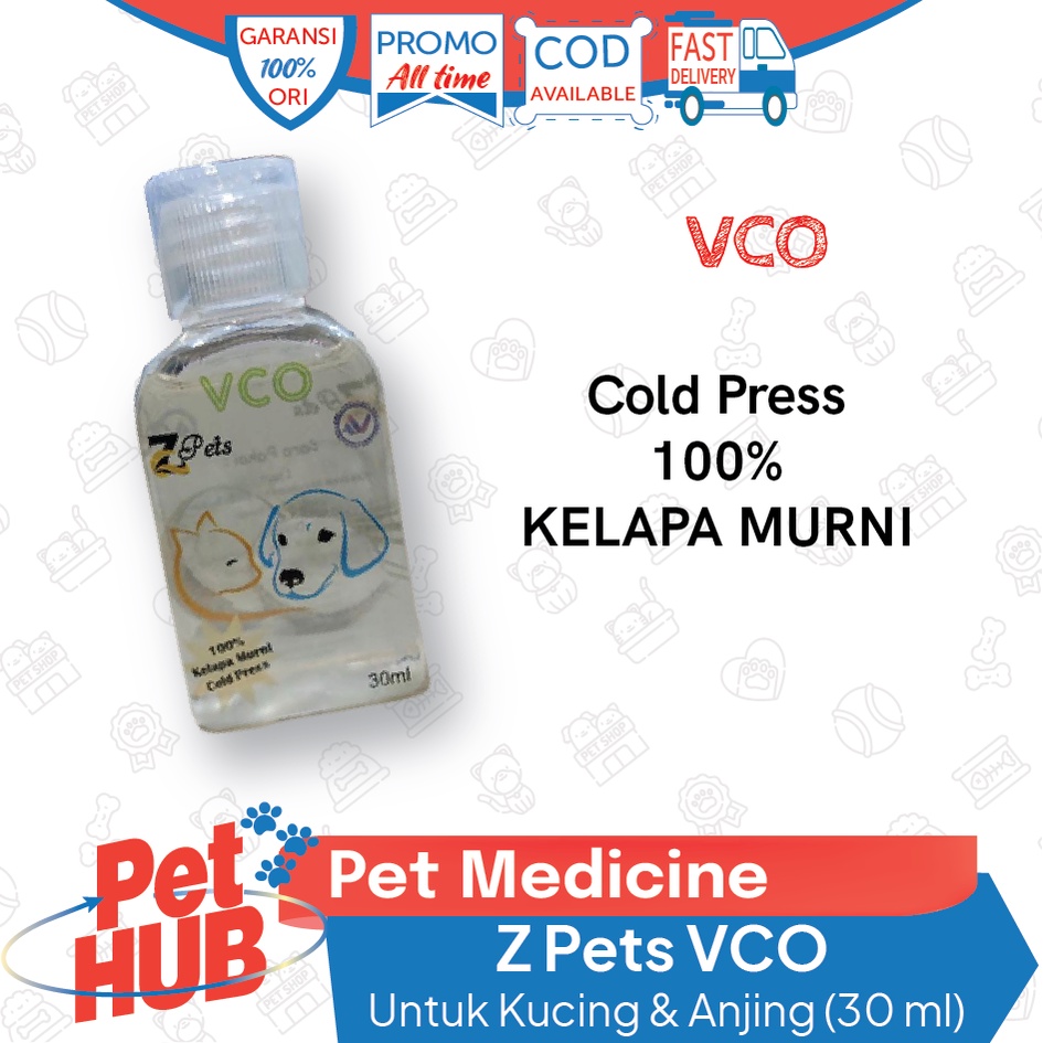 Jual Virgin Coconut Oil / VCO Kucing Anjing / Cat & Dog / Z Pets VCO 30 ...