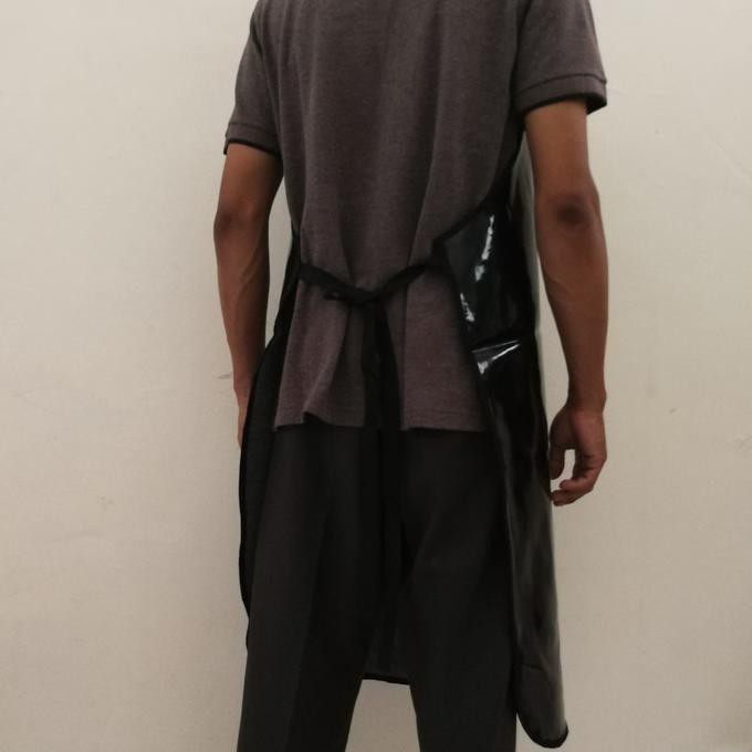 Jual CELEMEK- CELEMEK PVC HITAM - APRON DADA BAHAN PVC TAHAN AIR ...