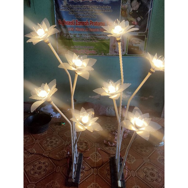 Jual lampu kelopak bunga dekorasi | Shopee Indonesia