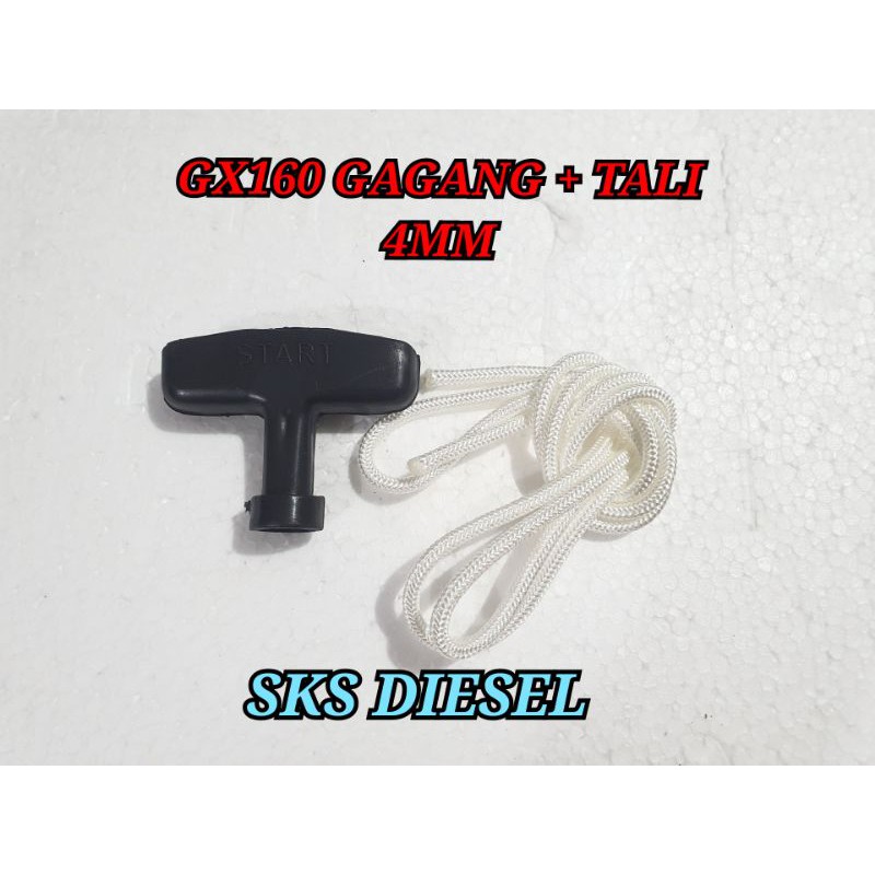Jual GX160 GX200 GX390 Grip Handle Handel Gagang + Tali 4 Engkol Mesin ...