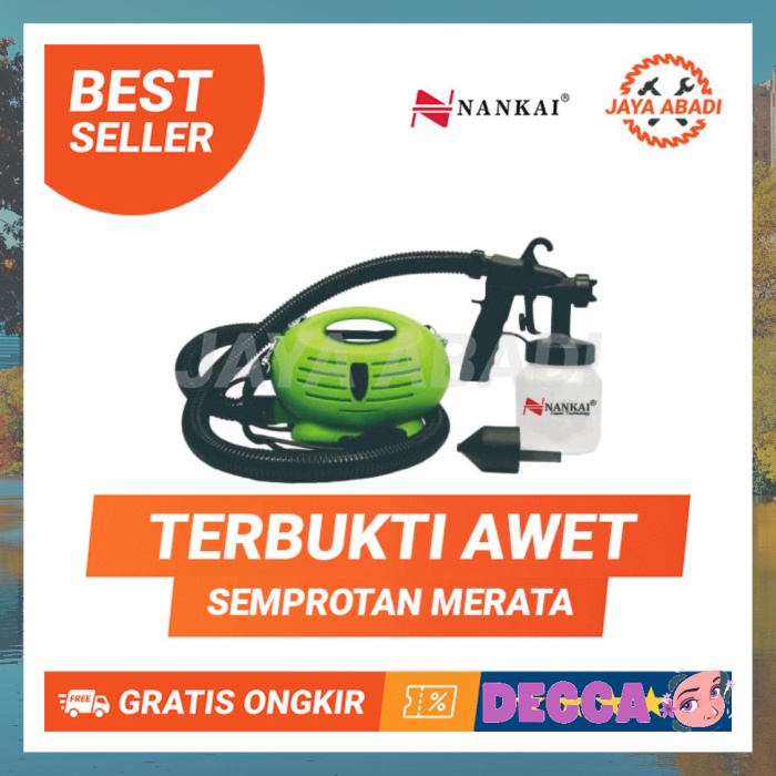 Jual [BESTCHECK] SPRAY GUN CAT SEMPROT TEMBOK BESI KAYU LISTRIK ...