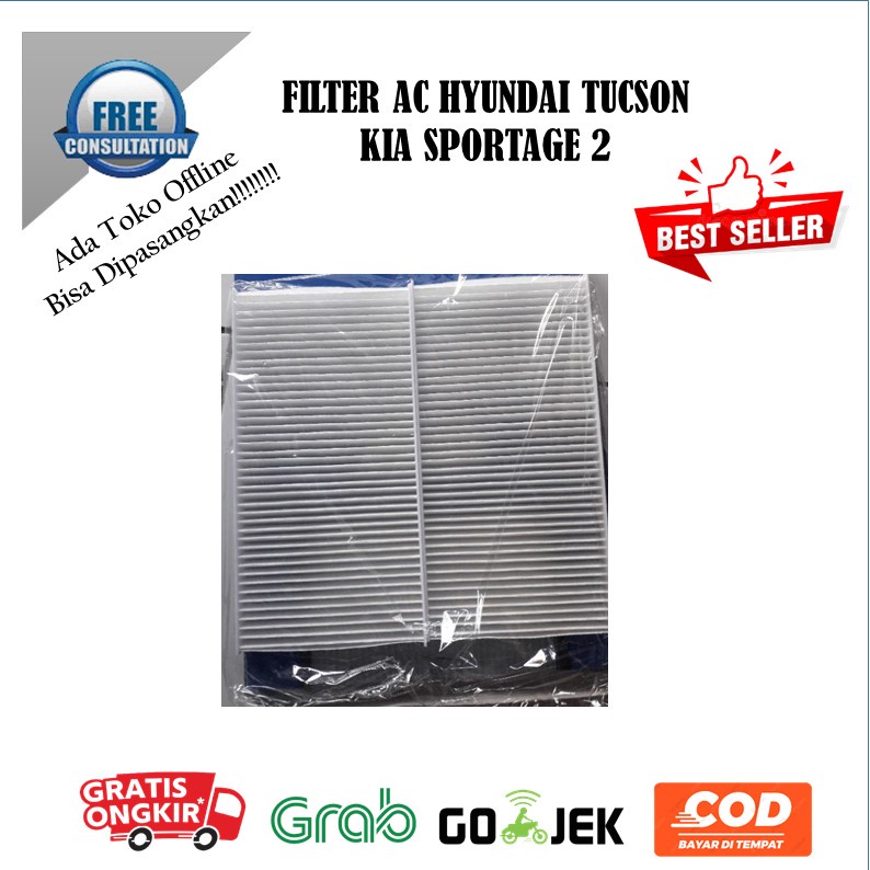 Jual FILTER AC TUCSON SPORTAGE 2 SARINGAN FILTER CABIN AC HYUNDAI ...