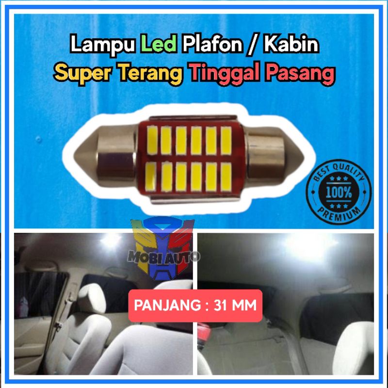 Jual Lampu Led Plafon Kabin Mobil 31 MM | Shopee Indonesia