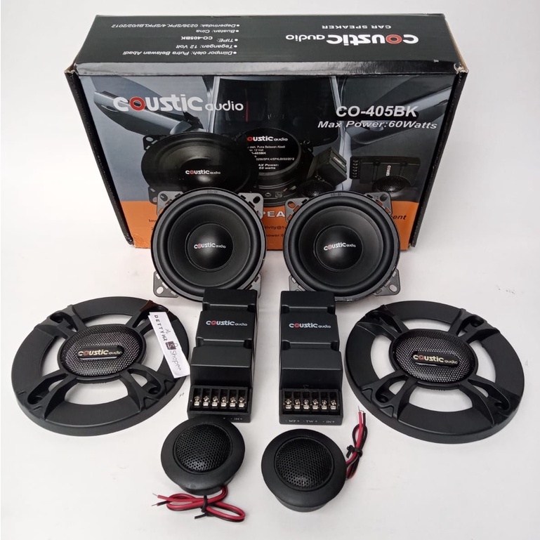 Jual speaker mobil split 4 inch COUSTIC split coustic CO-405K | Shopee ...