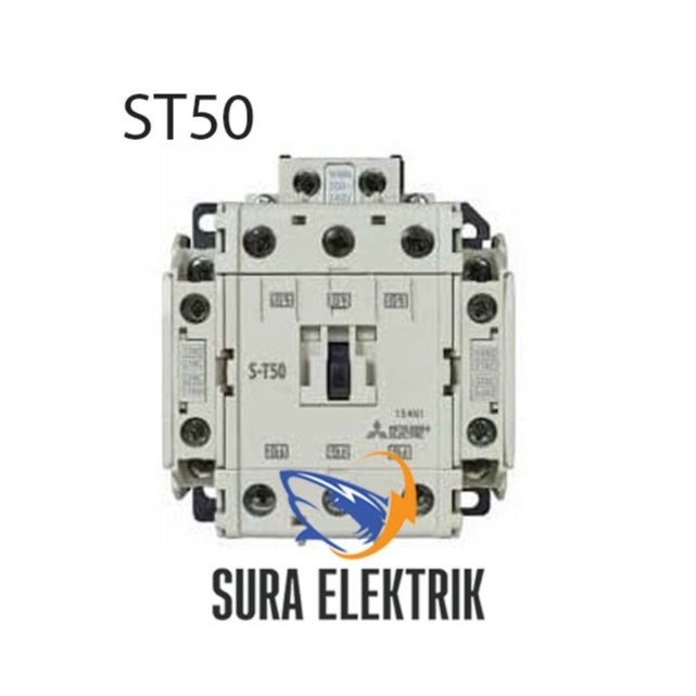 Jual Kontaktor Magnetik ST50 220V / 380V / 110V Mitsubishi Original ...