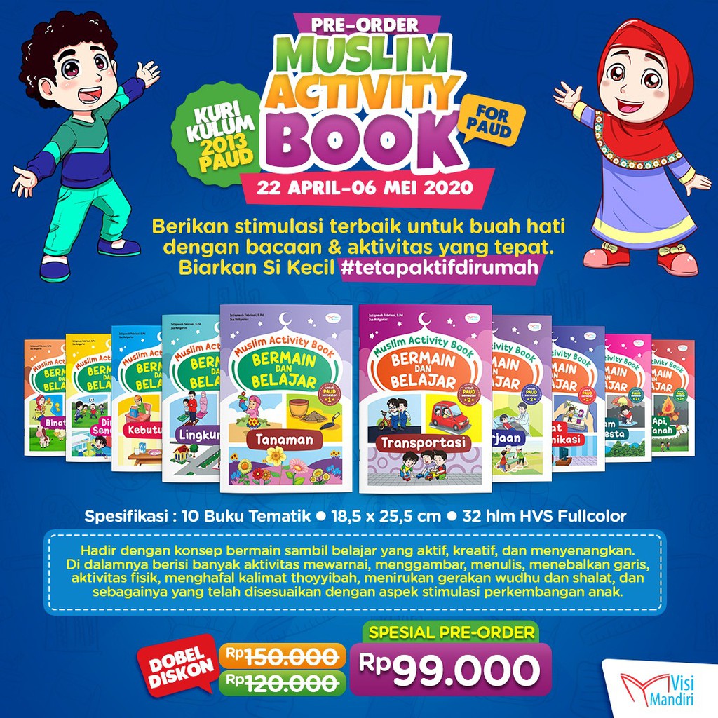 Jual Muslim Activity Book Paud (Ready) | Shopee Indonesia