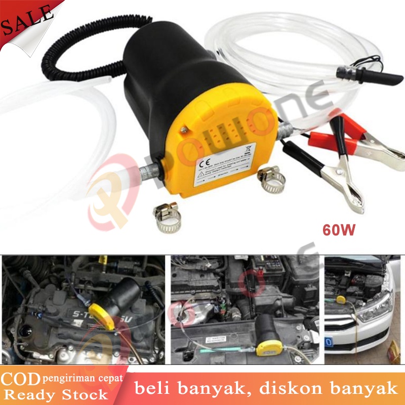 Jual Pompa Air Elektrik Portable Transfer Oli Mobil Fluid Pump Tenaga ...