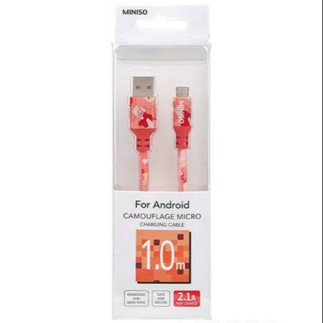 Jual Miniso Camouflage Kabel Data 1 Meter | Shopee Indonesia