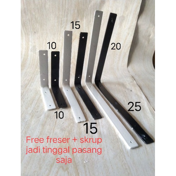 Jual rak besi siku ambalan rak besi L multifungsi | Shopee Indonesia