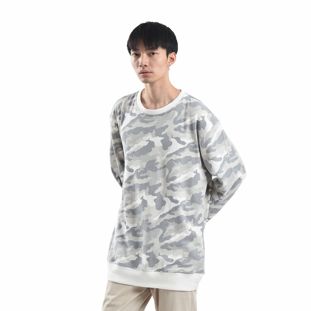 Jual Roughneck SS272 Grey Camo Mini Sig Crewneck | Shopee Indonesia