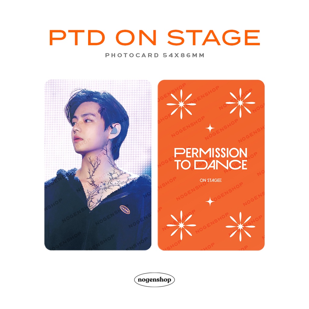 Jual PHOTOCARD PC BTS PTD ON STAGE PERMISSION TO DANCE | Shopee Indonesia