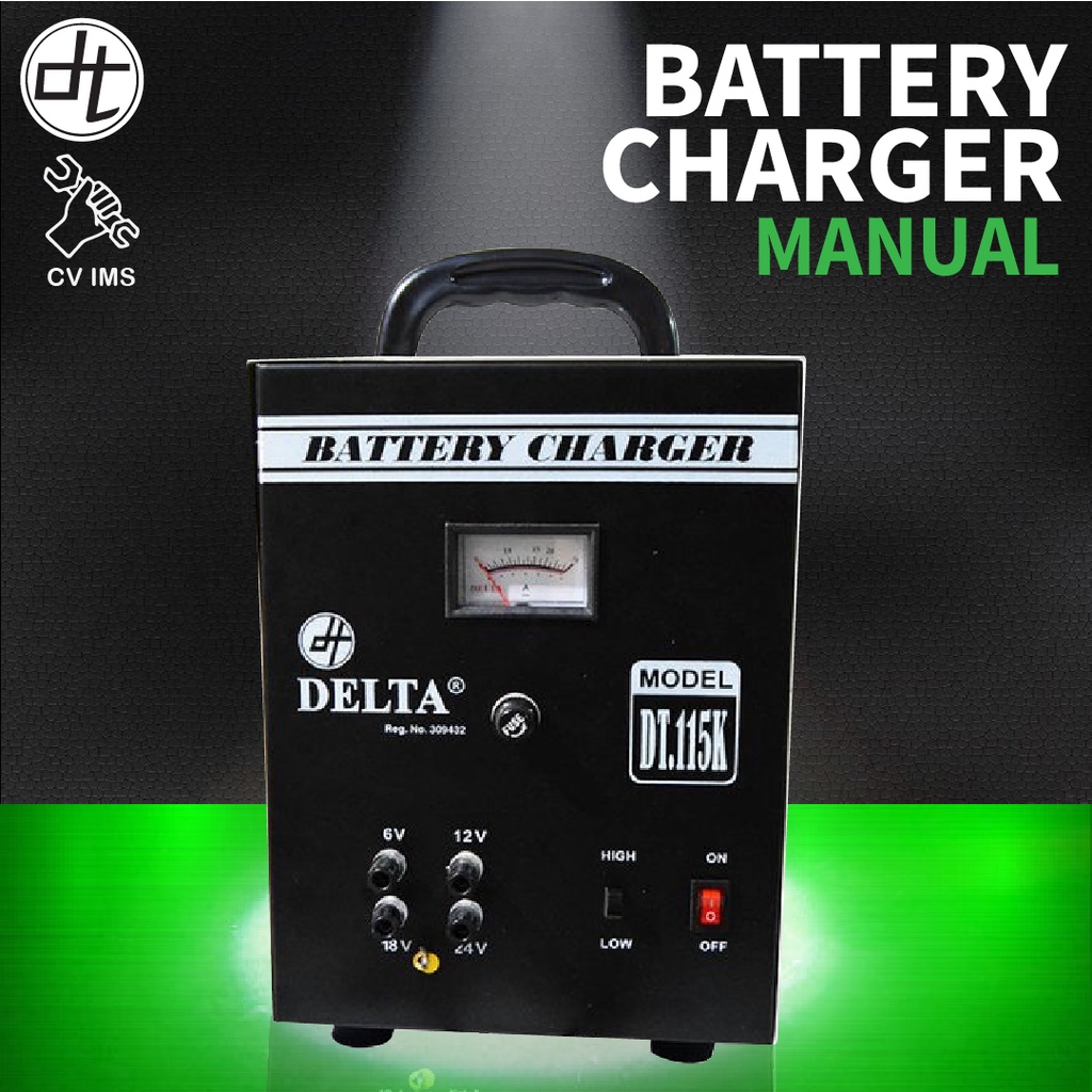 Jual Battery Charger Manual Delta Tipe DT (880 G - 1100 H) | Shopee ...