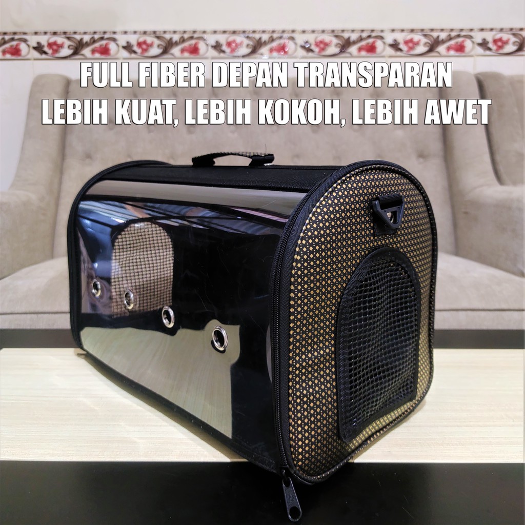 Jual Tas Kucing Full Fiber Depan Transparan - Tas Hewan - Pet Cargo ...