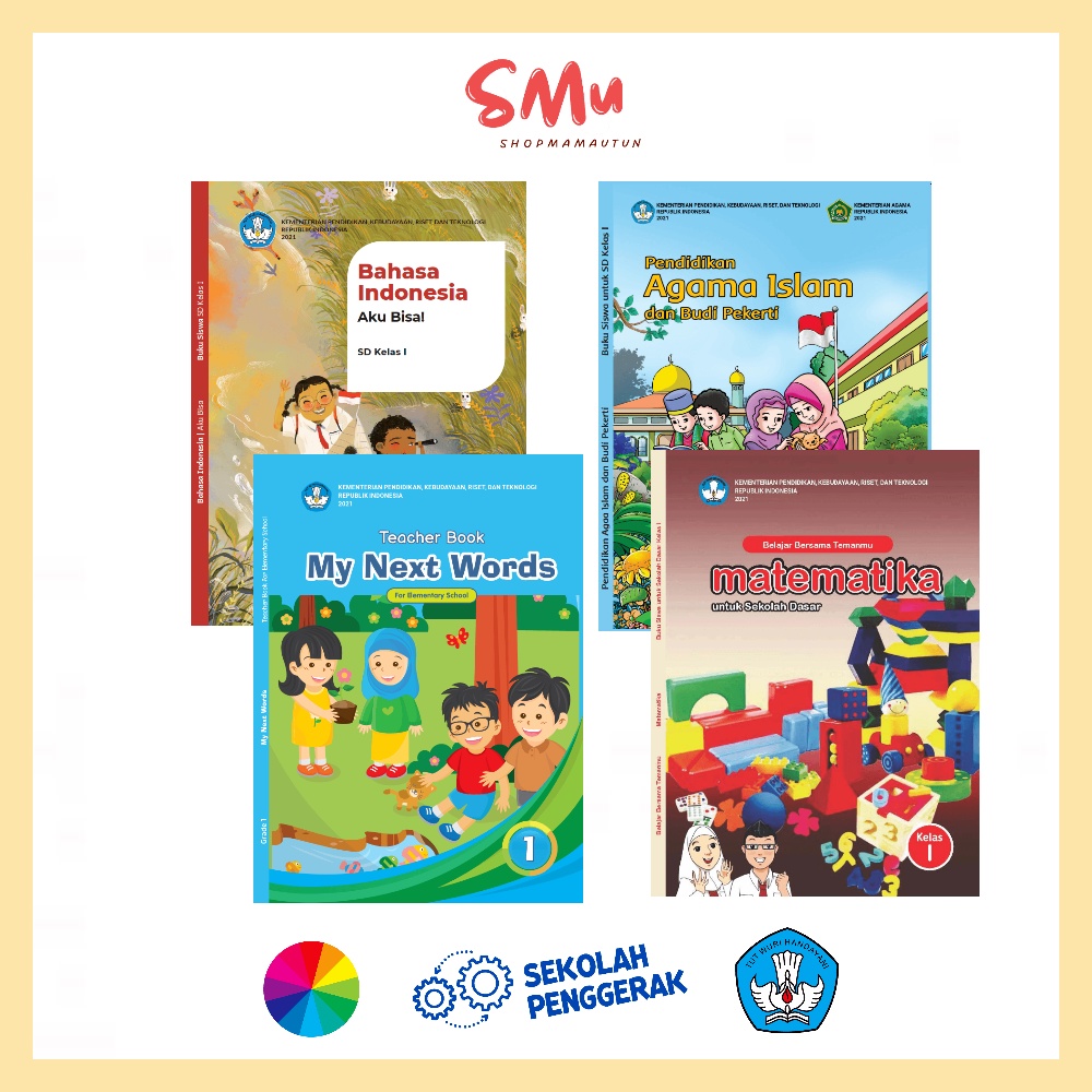 Jual Paket Buku Siswa k21 Kurikulum Penggerak Kurikulum Merdeka SD Kelas 1 | Shopee Indonesia