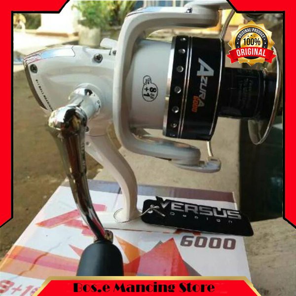 Jual Reel Pancing Fishing Spining Versus Azura 6000 8 1bb Ball Bearing | Shopee Indonesia
