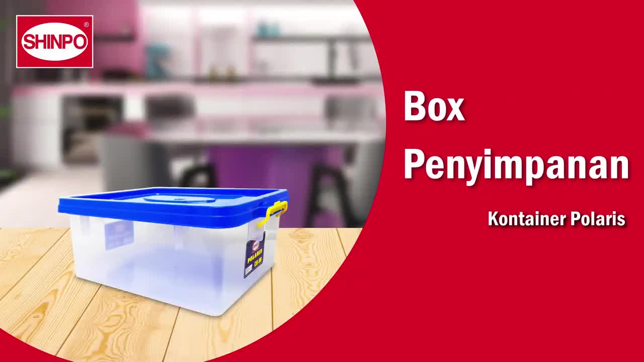 Jual SHINPO Box Penyimpanan Kontainer Plastik 20 Liter Kotak Serbaguna ...