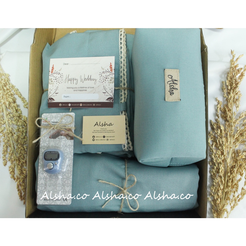 Jual Hampers Mukena/Gift Box/Kado Alat Solat Mukenah 2 in 1 Pouch ...