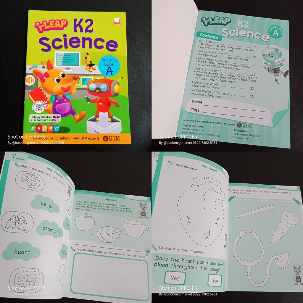 Jual BUKU I-LEAP SCIENCE (NURSERY/K1/K2) (COURSEBOOK & ACTIVITY BOOK ...