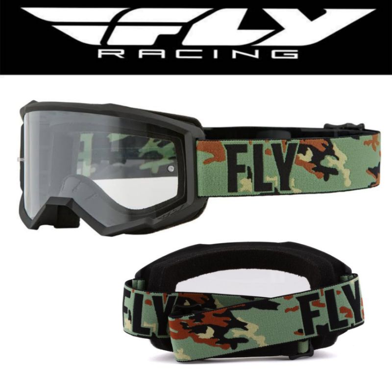 Jual GOGGLE FLY FOCUS BLACK CAMO W-CLEAR LENS GOGGLE FLY FOCUS ORIGINAL ...