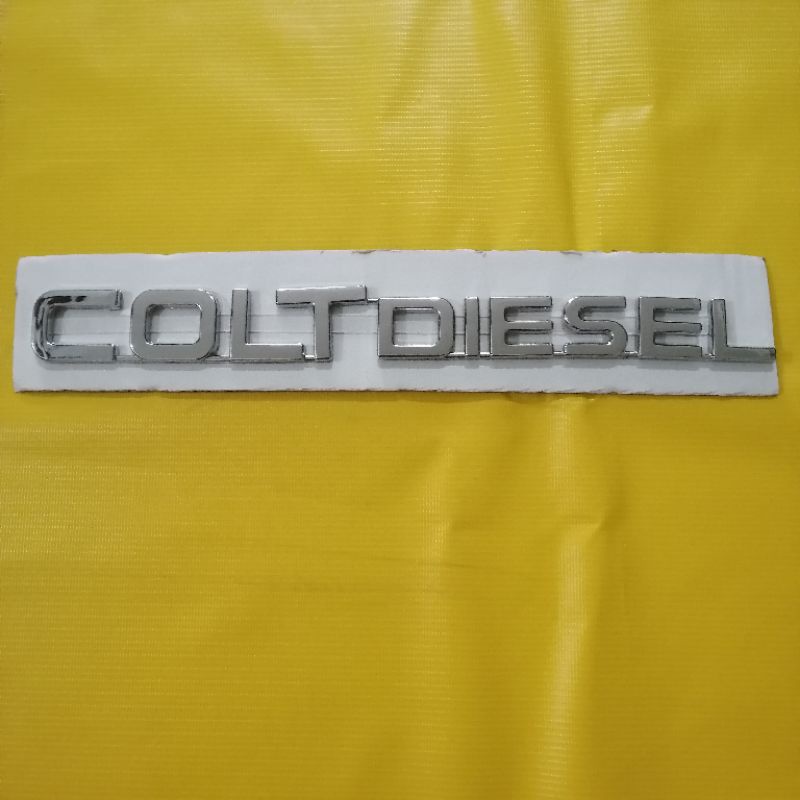 Jual emblem colt diesel crom | Shopee Indonesia