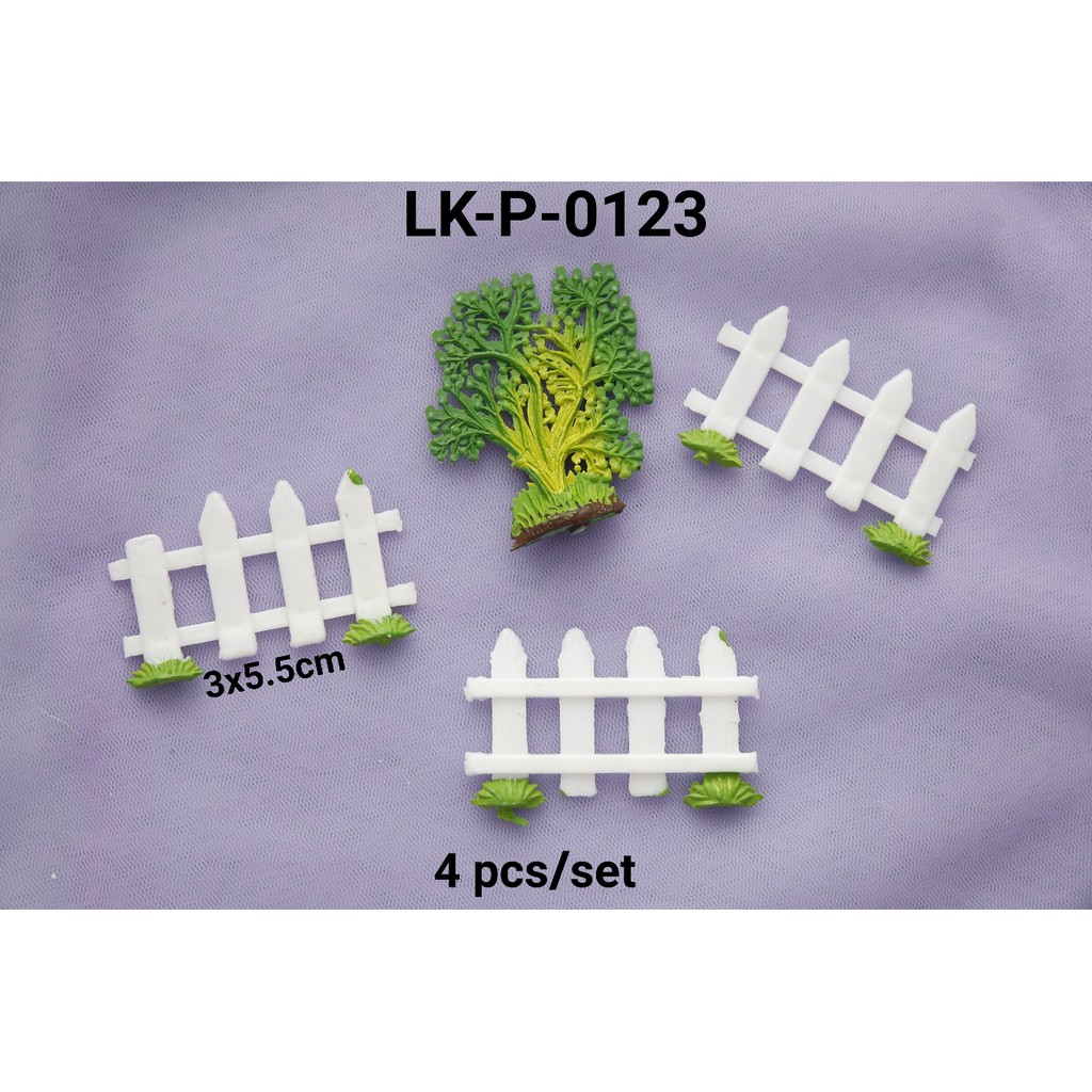 Jual LK-P-0123 Topper cake hiasan kue tart rumput tanaman bunga pohon ...